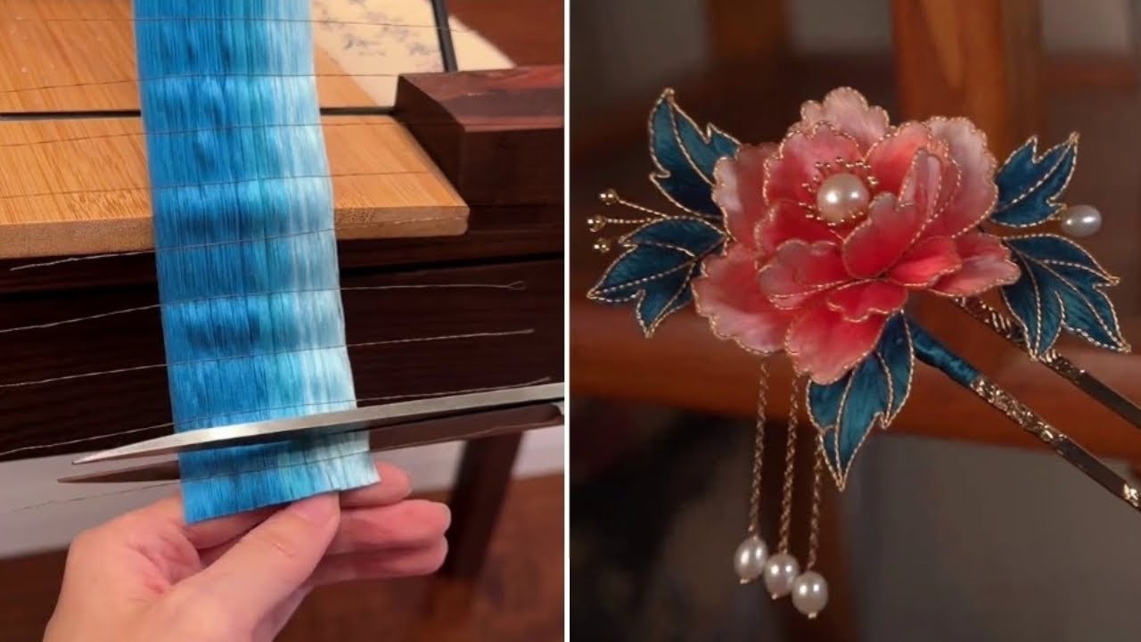 Easy DIY Flower Hair Comb Decoration Ideas at Home | Best Out of Waste ...