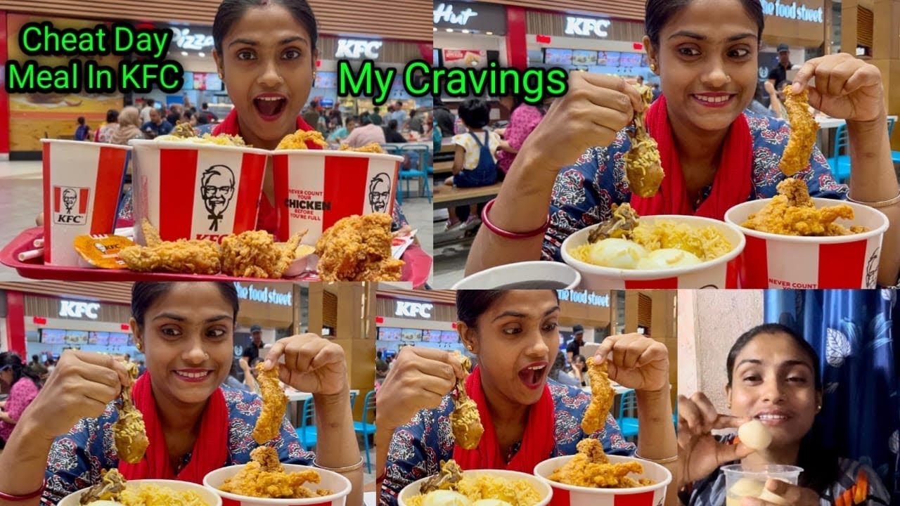 My Cheat Day Meal In KFC I Can’t Stop My Cravings ft.Eating With Madhu ...