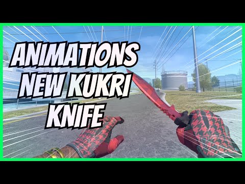 NEW KUKRI KNIFE Animations in CS2 (Including Rare Inspect)