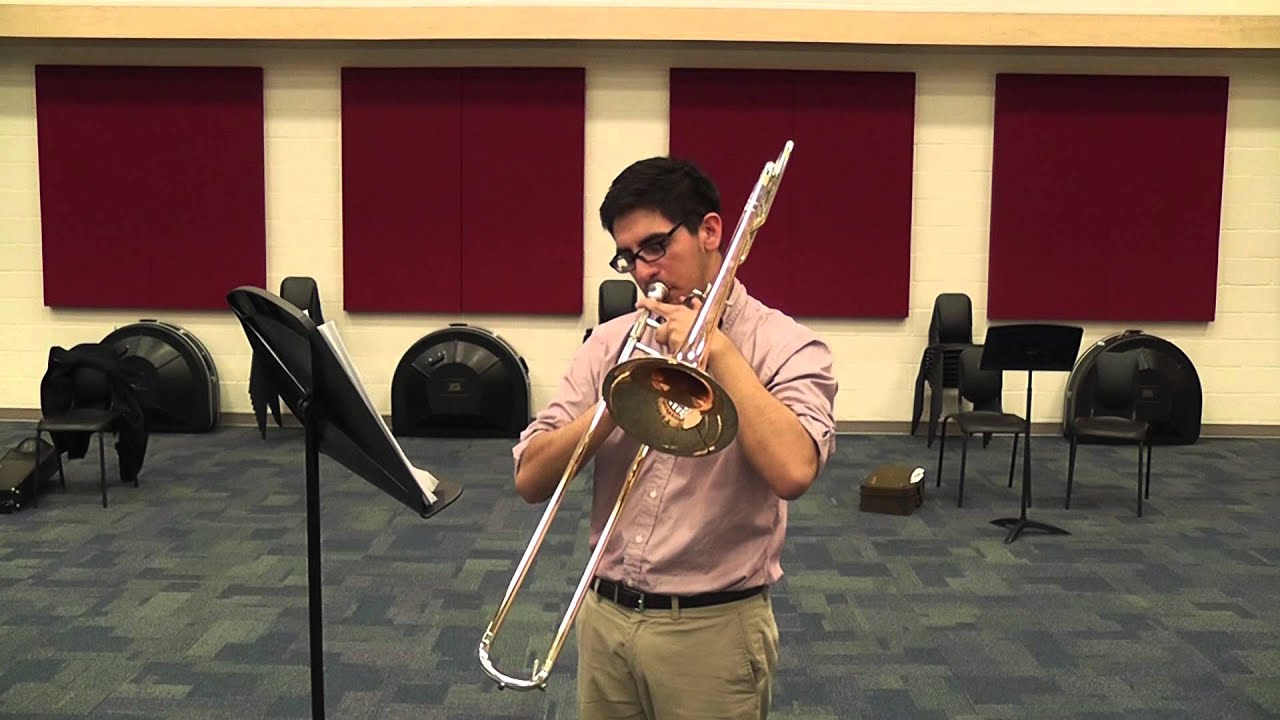Trombone Audition - Jonathan Bowers - YouTube