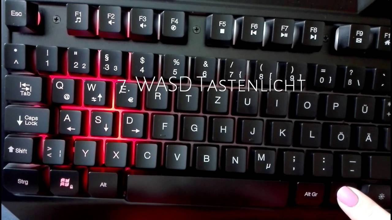 DBPOWER RGB Gaming Tastatur - YouTube