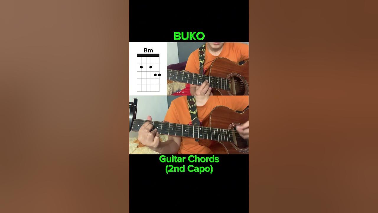 How to play Buko by Jireh Lim? Here’s the Easy Guitar Chords 🤗 #highlights #fyp - YouTube
