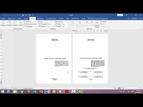 Formatando o trabalho depois de programar o Word para ABNT - Parte 3 ...