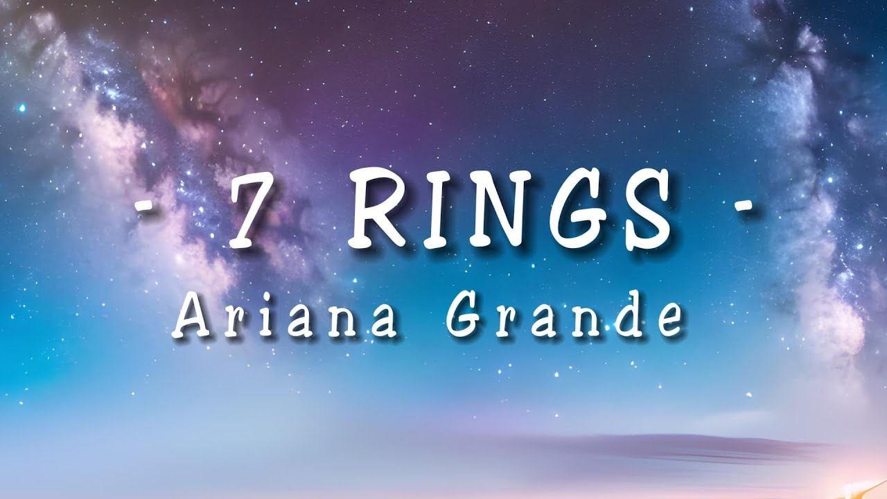 Ariana Grande - 7 rings (Lyrics) - YouTube