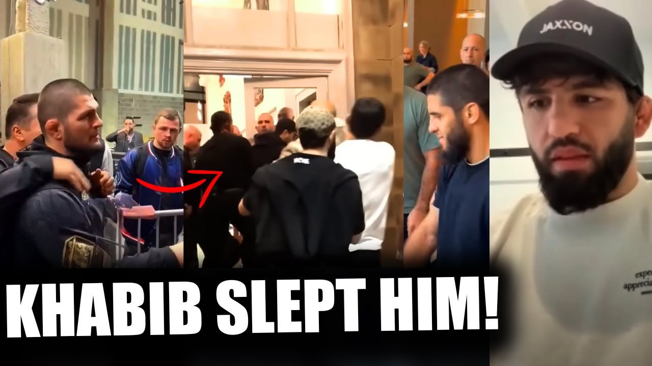 Islam Makhachev and Khabib Get Jumped, Knock Out Attackers in Insane ...