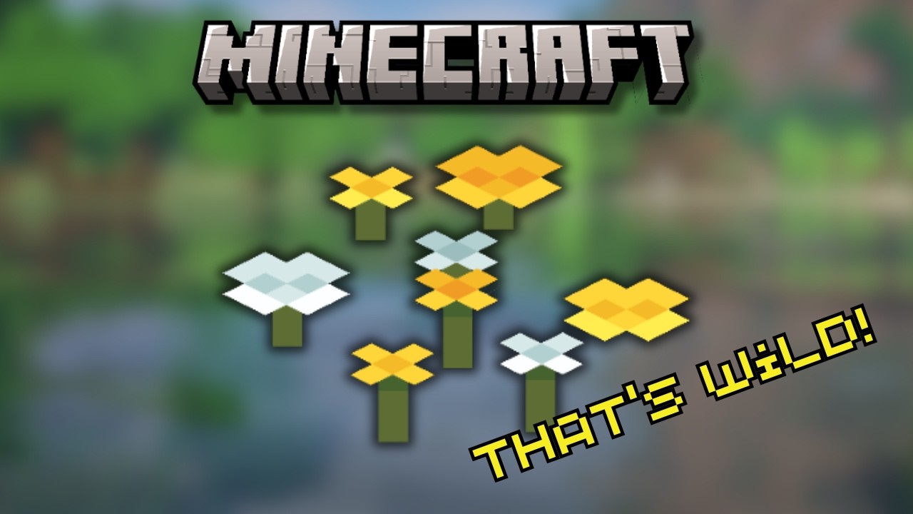 Build an Easy Wildflower Farm | Minecraft Tutorial - YouTube