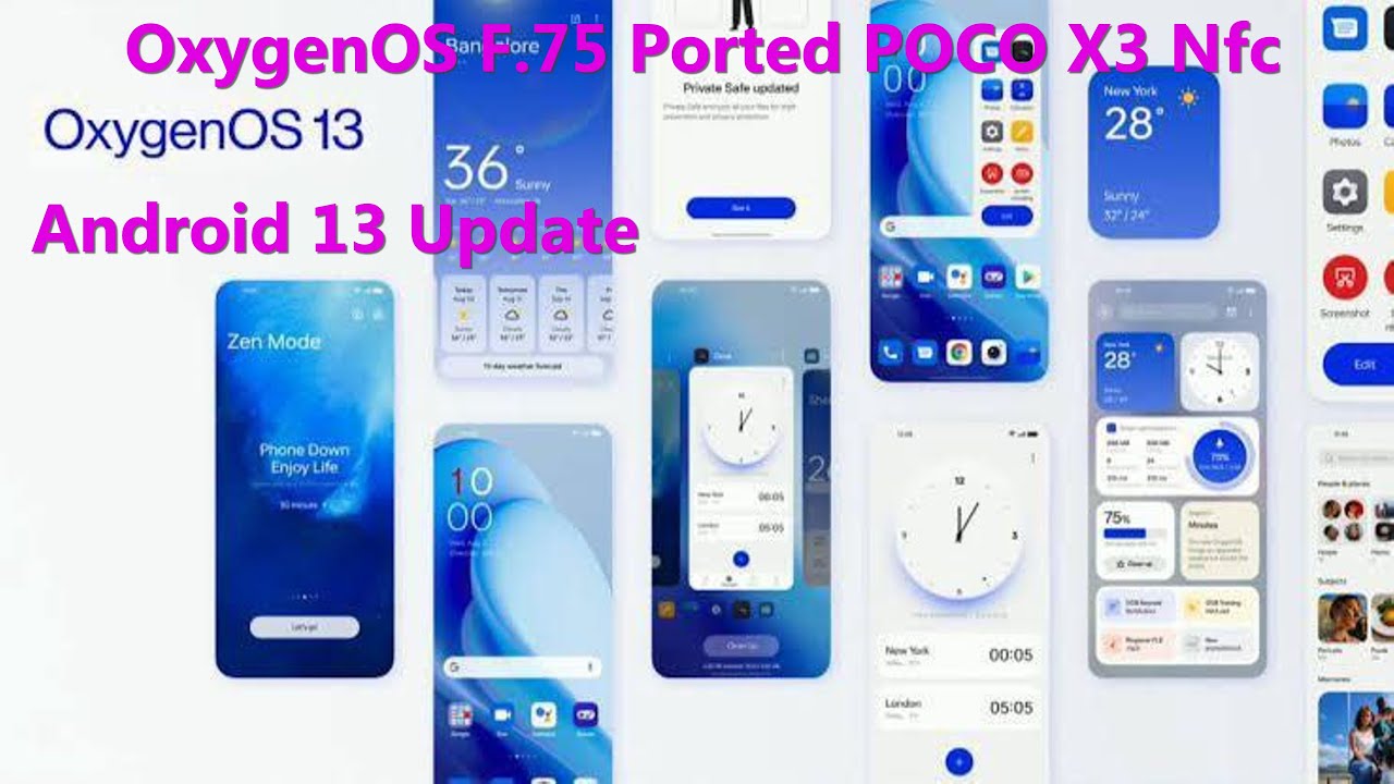 مراجعة الروم المعدل Review Rom OxygenOS F.75 Ported POCO X3 Nfc Android ...