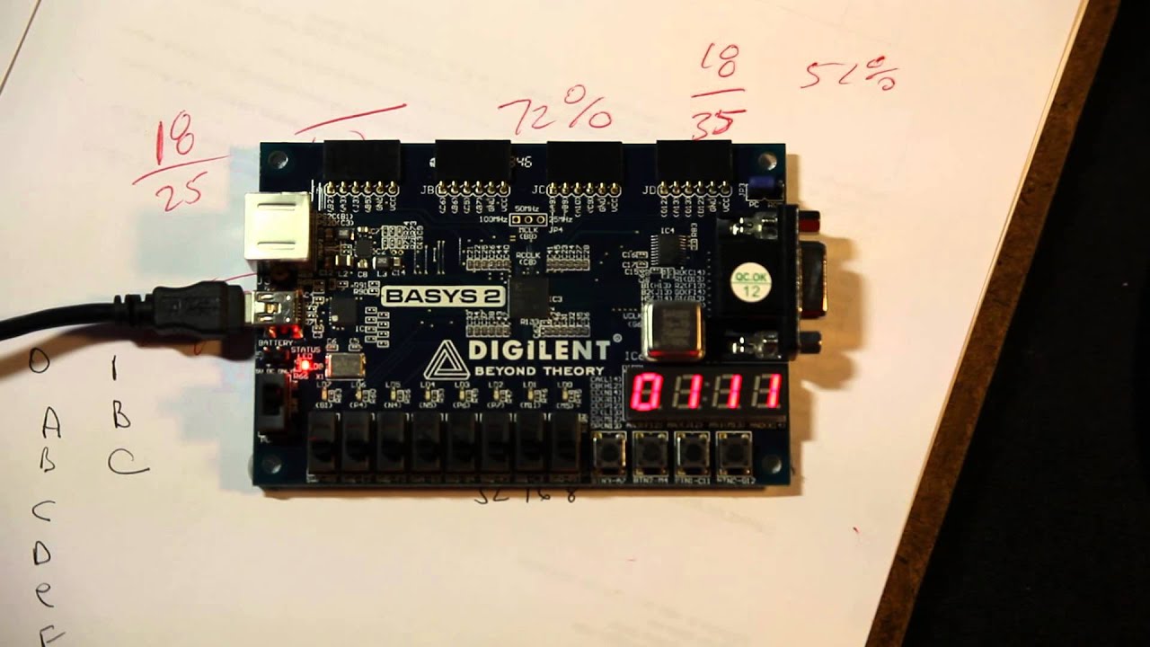 003 Basys 2 Uci Verilog Lab 1 Problem With Lab And Seven Segment Display Youtube 8195