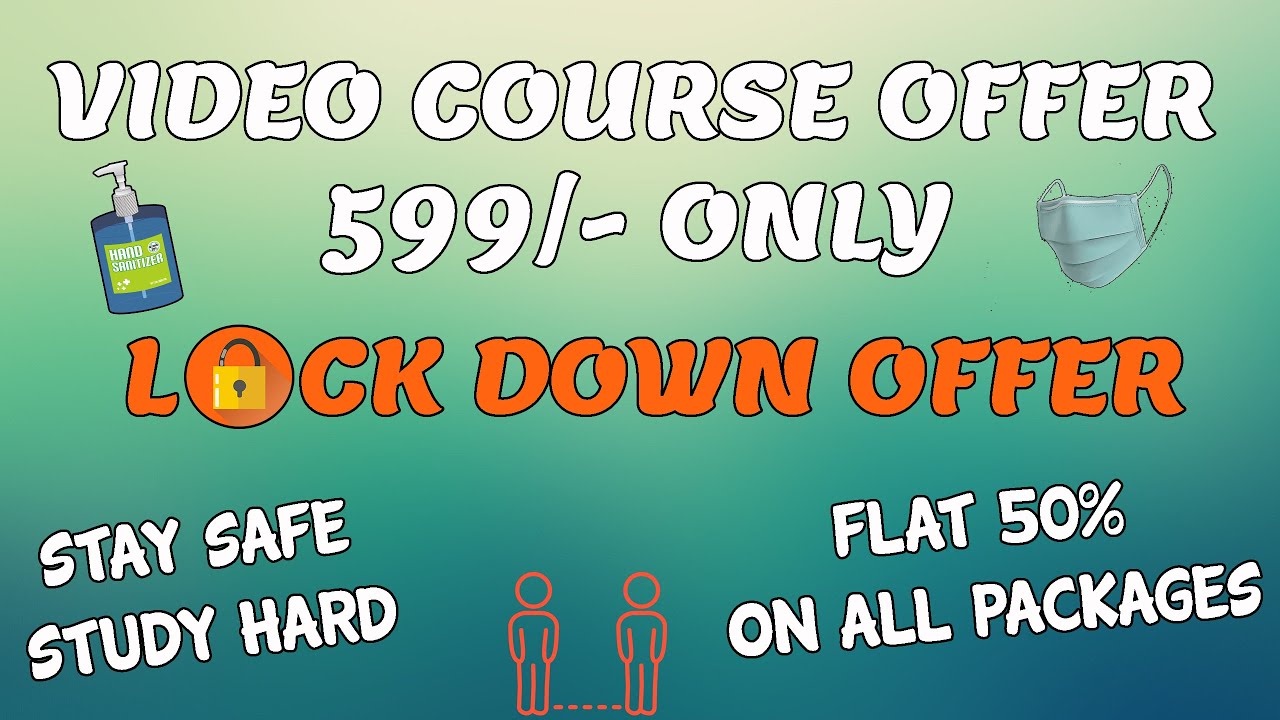 OFFER ENDS TODAY | LOCKDOWN OFFER | HOW TO PURCHASE 599/- VIDEO COURSE ...