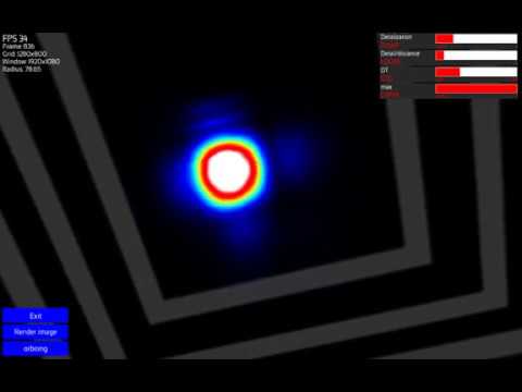 Schrodinger's equation in 3D, oscillating particle in a box - YouTube