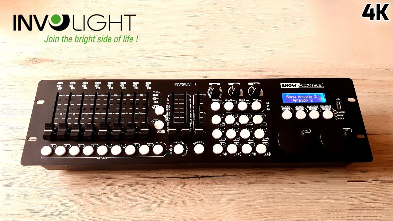 Unboxing Involight SHOW-CONTROL DMX 512 Controller - YouTube