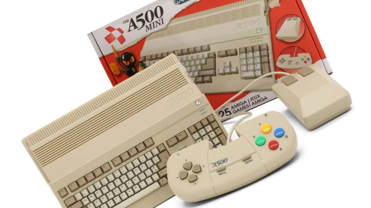 THE A500 MINI - Retro Games - Toda la Magia del Commodore Amiga en una Pequeña Consola. - YouTube