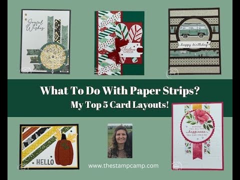 🔴Top Five Paper Strip Card Layouts - YouTube