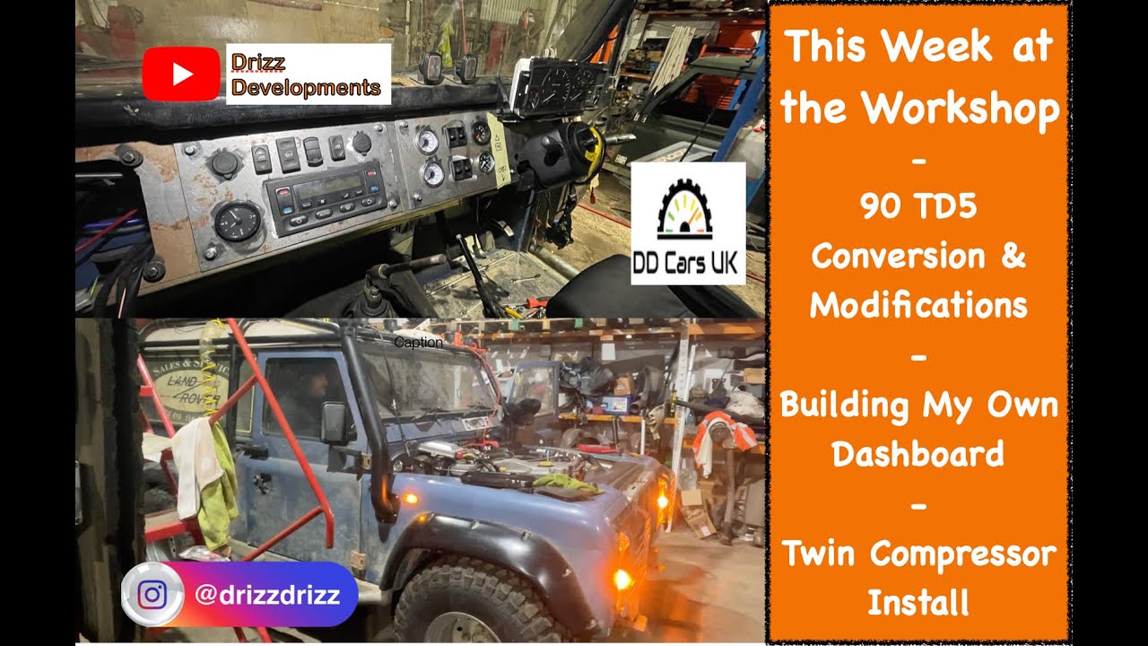 This Week at the Workshop - Custom Dash Build for My Land Rover ...