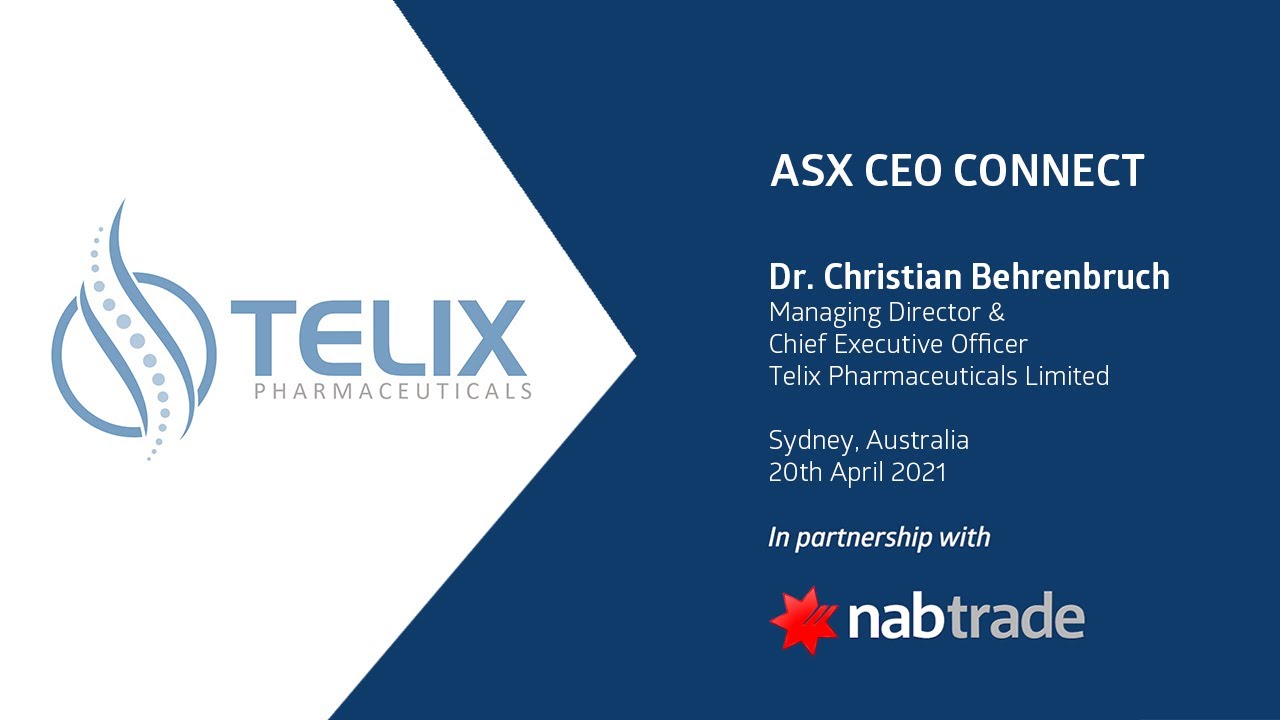 ASX CEO Connect - April 2021 - Dr. Christian Behrenbruch - Telix ...
