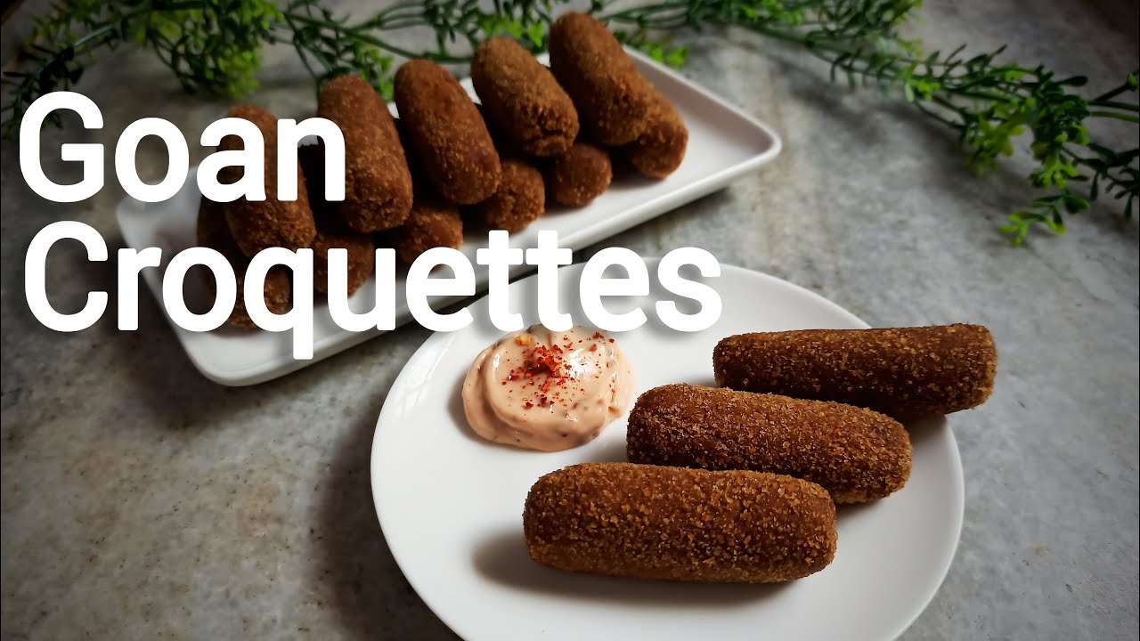 Goan Mince Croquettes | Goan Party Snacks | Finger food - YouTube