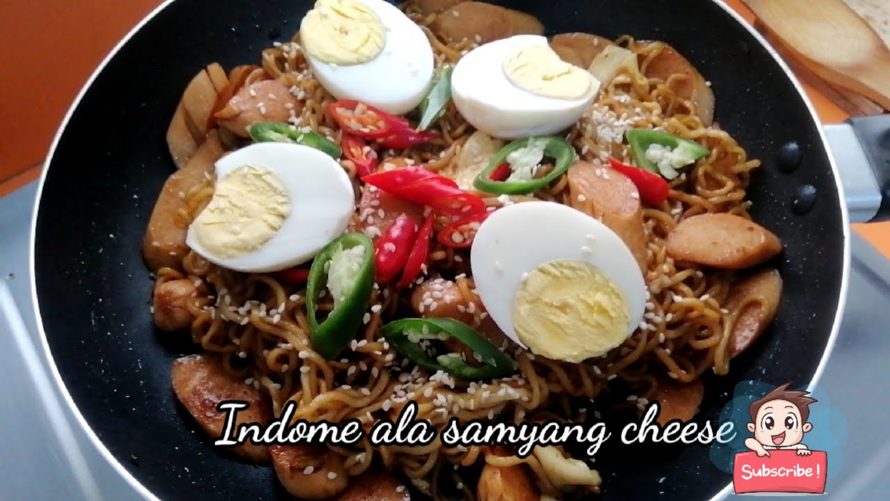 Indomie Ala Samyang Cheese ||Ala Korea Mudah Cepat Dan Sedap - YouTube