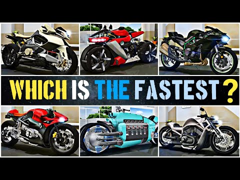 Traffic rider: All bike's top speed test || Which is the Fastest? ||