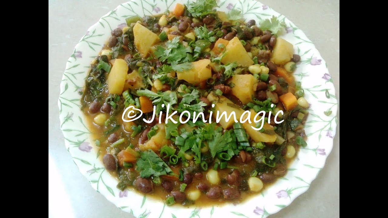 Kenyan Githeri Recipe - Jikoni Magic - YouTube