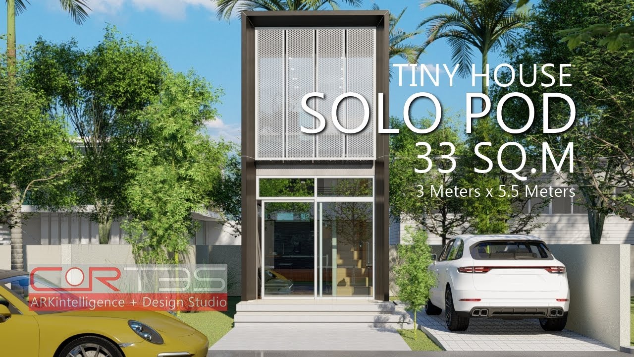 TINY HOUSE DESIGN | THE SOLO POD | PERFECT BACHELOR'S PAD HOUSE DESIGN ...