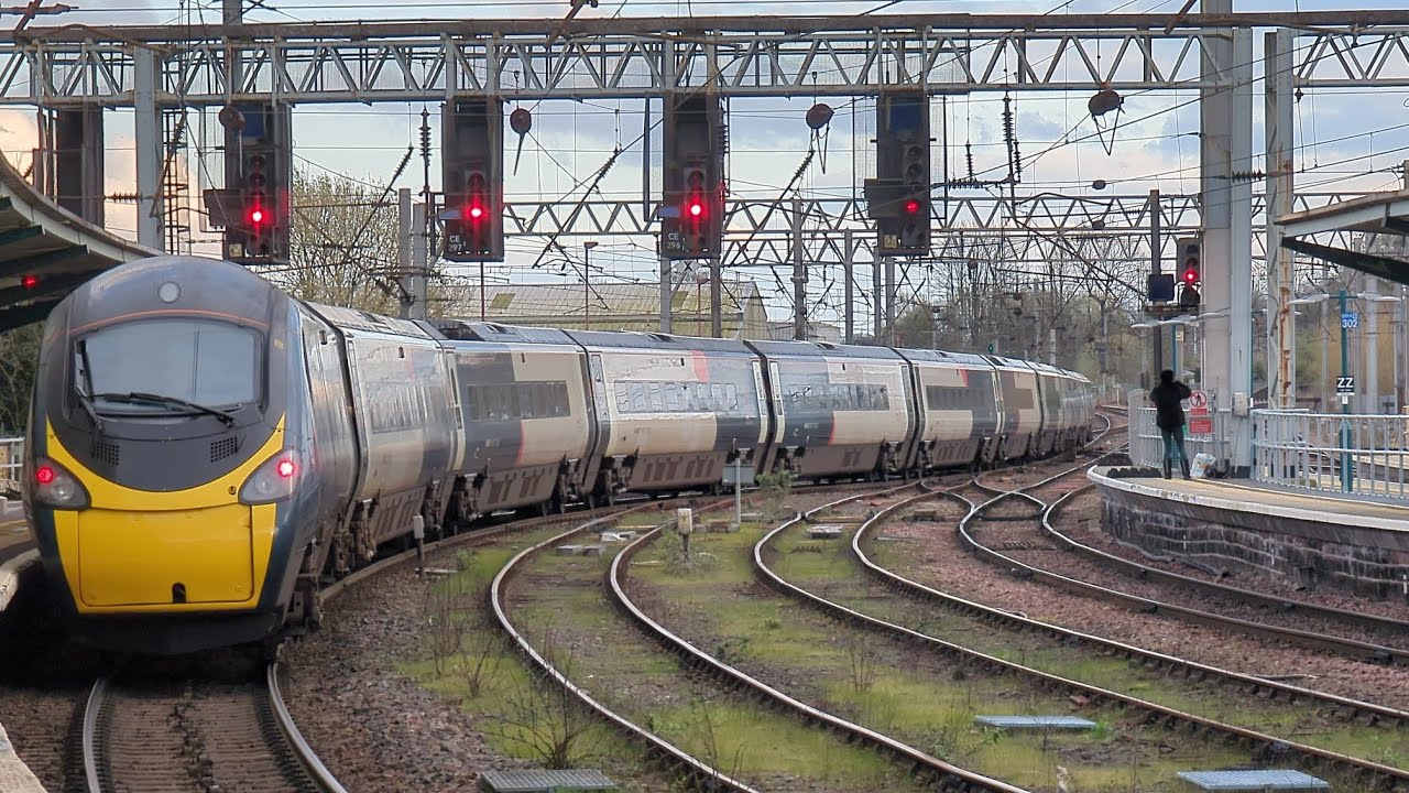 Class 390s at Carlisle - YouTube