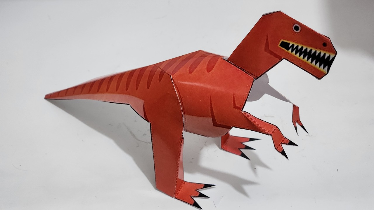 DIY Cardboard Dinosaur Craft | Step-by-Step Tutorial - YouTube