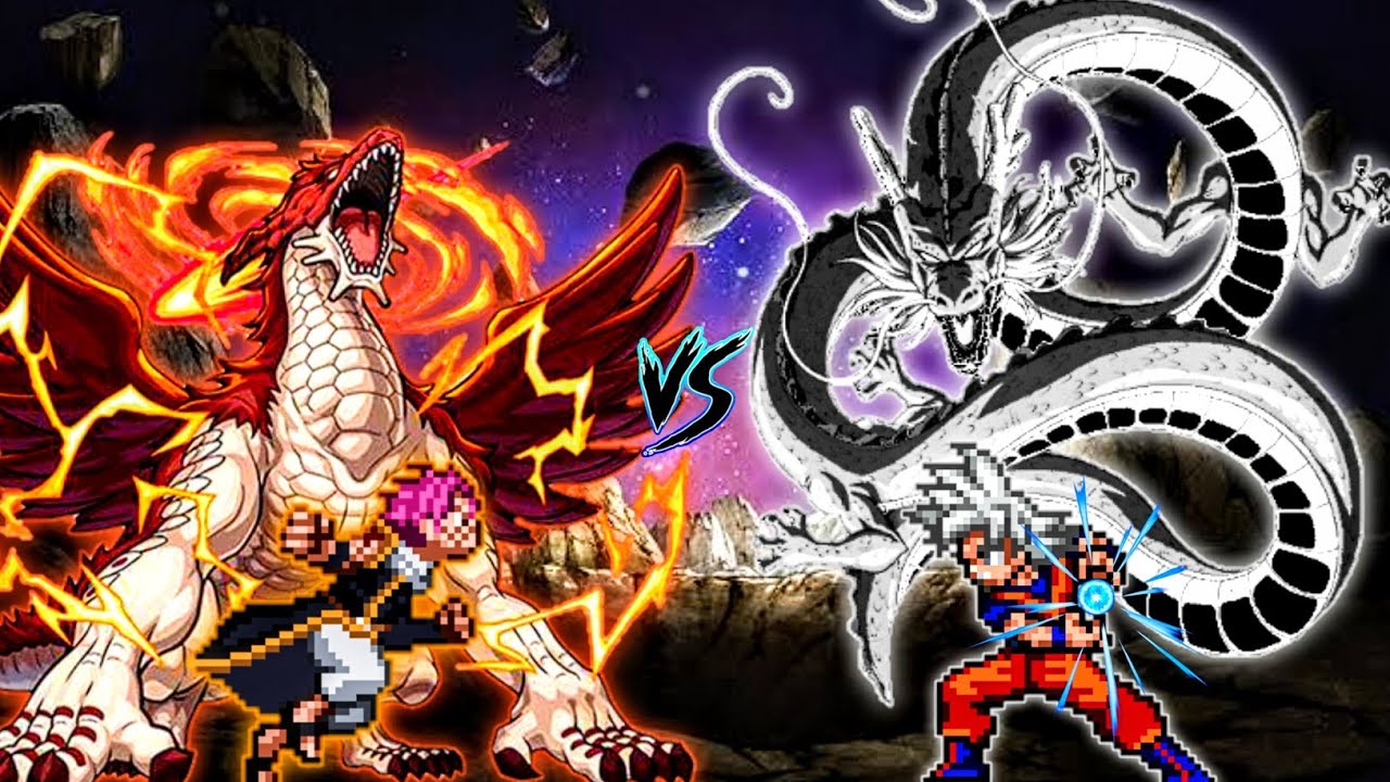 Natsu OP (all form) (New) VS Goku DBS V3.5 OP (all form) in Jump Force ...