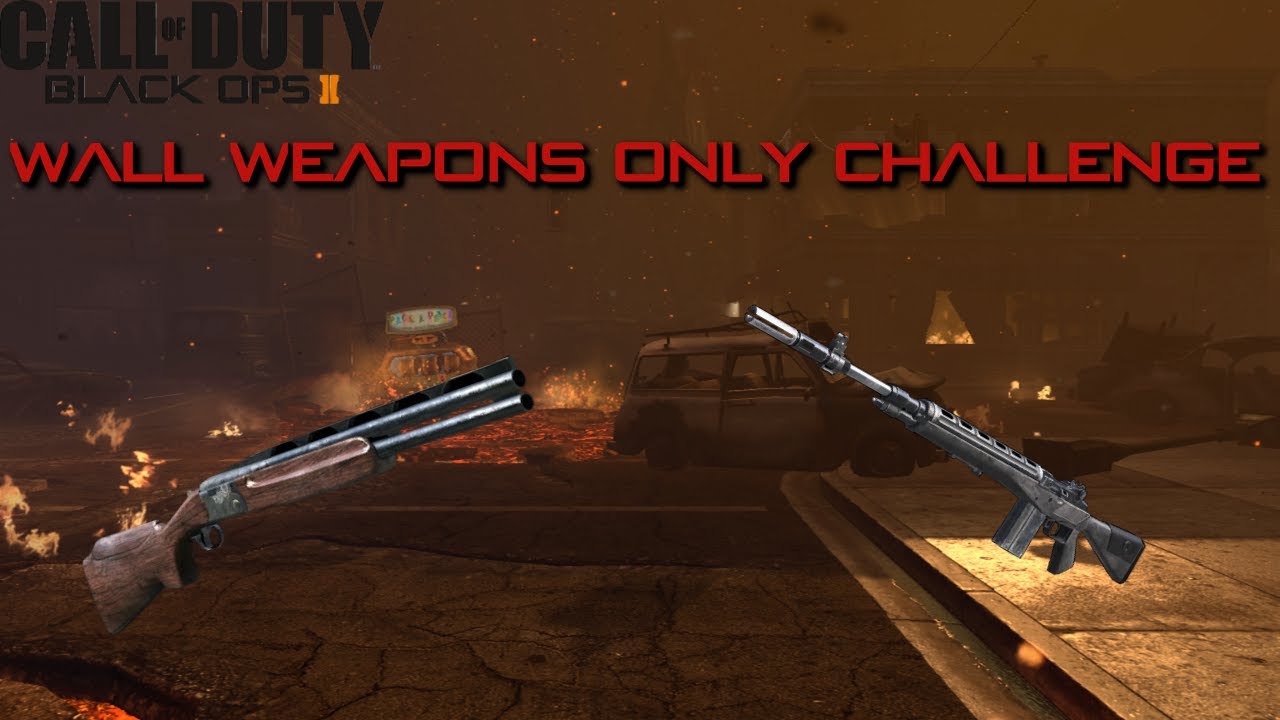 Only using wall weapons on B02 Town - YouTube