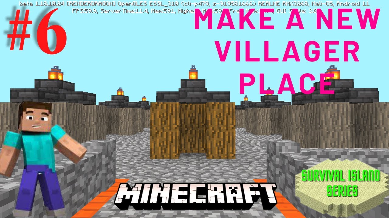 Make a new villager place | #6 | #Minecraft | Piyush the gamer - YouTube