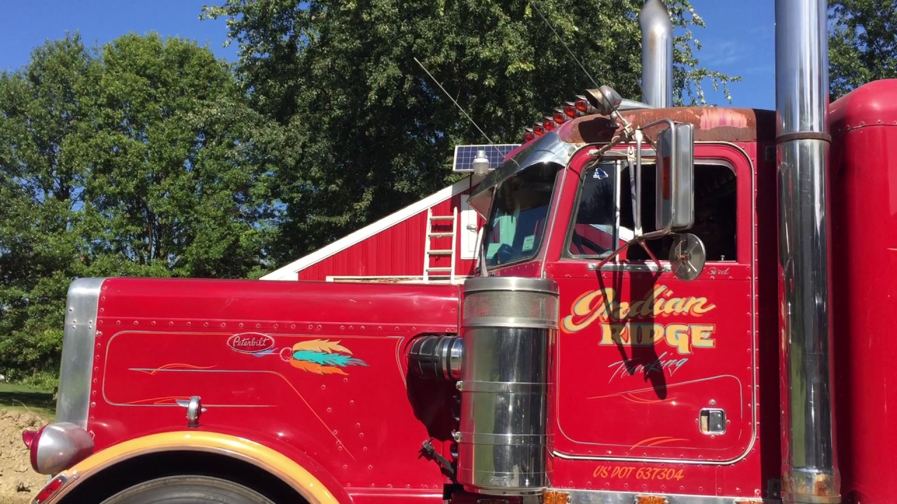 86 Peterbilt with Cummins - YouTube
