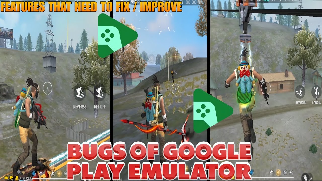 Bugs Or Improvement Needed In Google Play Games Emulator In Free Fire # ...