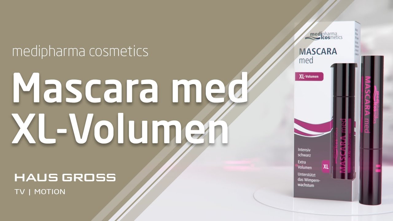 Mascara Med XL Volumen - medipharma cosmetics - YouTube