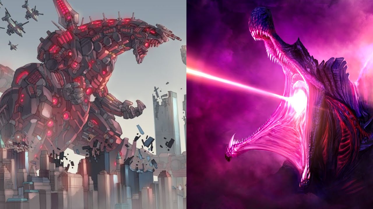 SHIN MECHA GODZILLA VS SHIN BIOLLANTE - YouTube