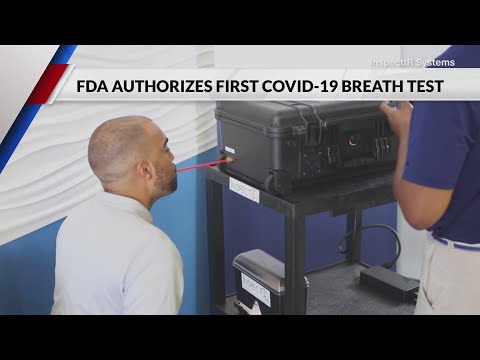 FDA authorizes 1st breath test for COVID-19 infection