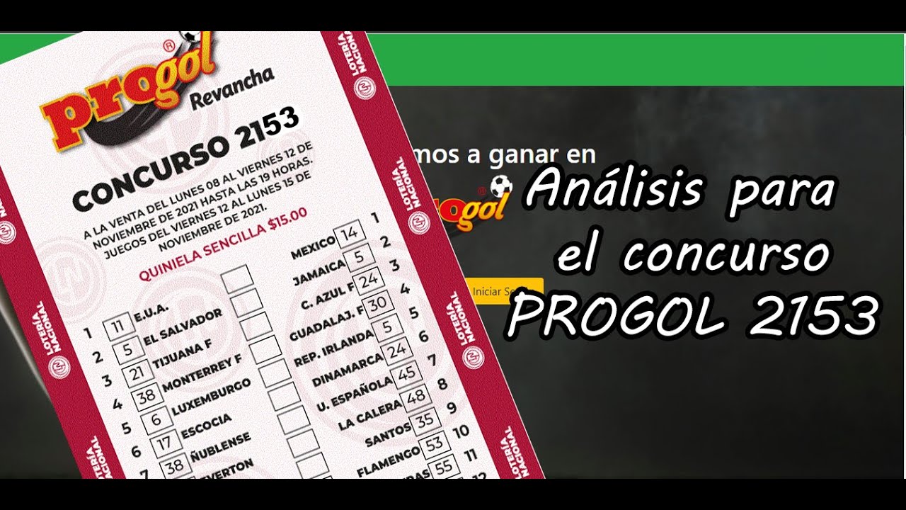 Progol 2153 - Analisis completo - YouTube
