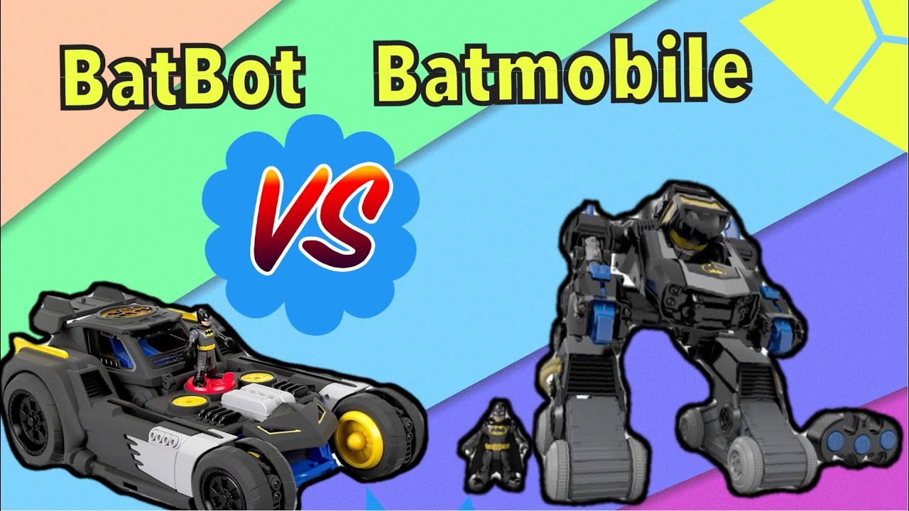 BatBot Vs Batmobile | Imaginext | Battle Transformer - YouTube