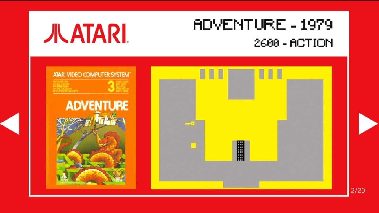 Adventure | Atari Collection 1 | Game 2 of 20 | Evercade Handheld - YouTube