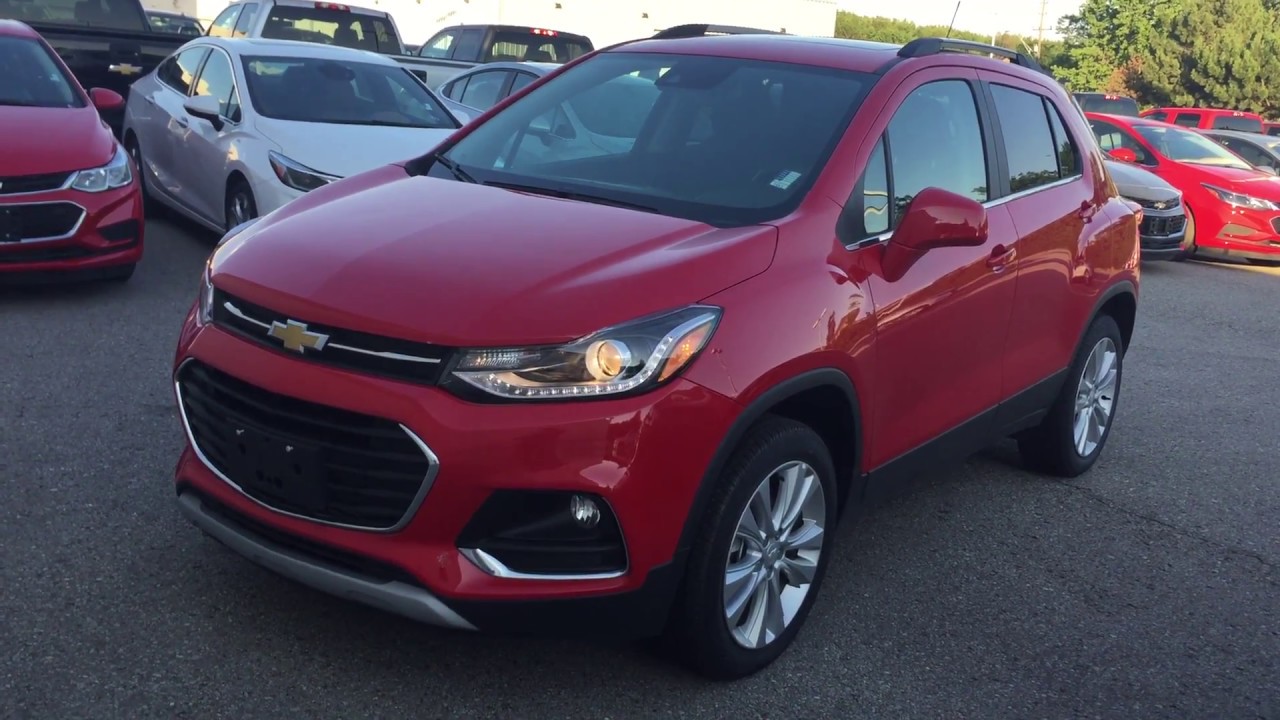 2017 Chevrolet Trax Premier AWD Red Hot Roy Nichols Motors Courtice ON ...