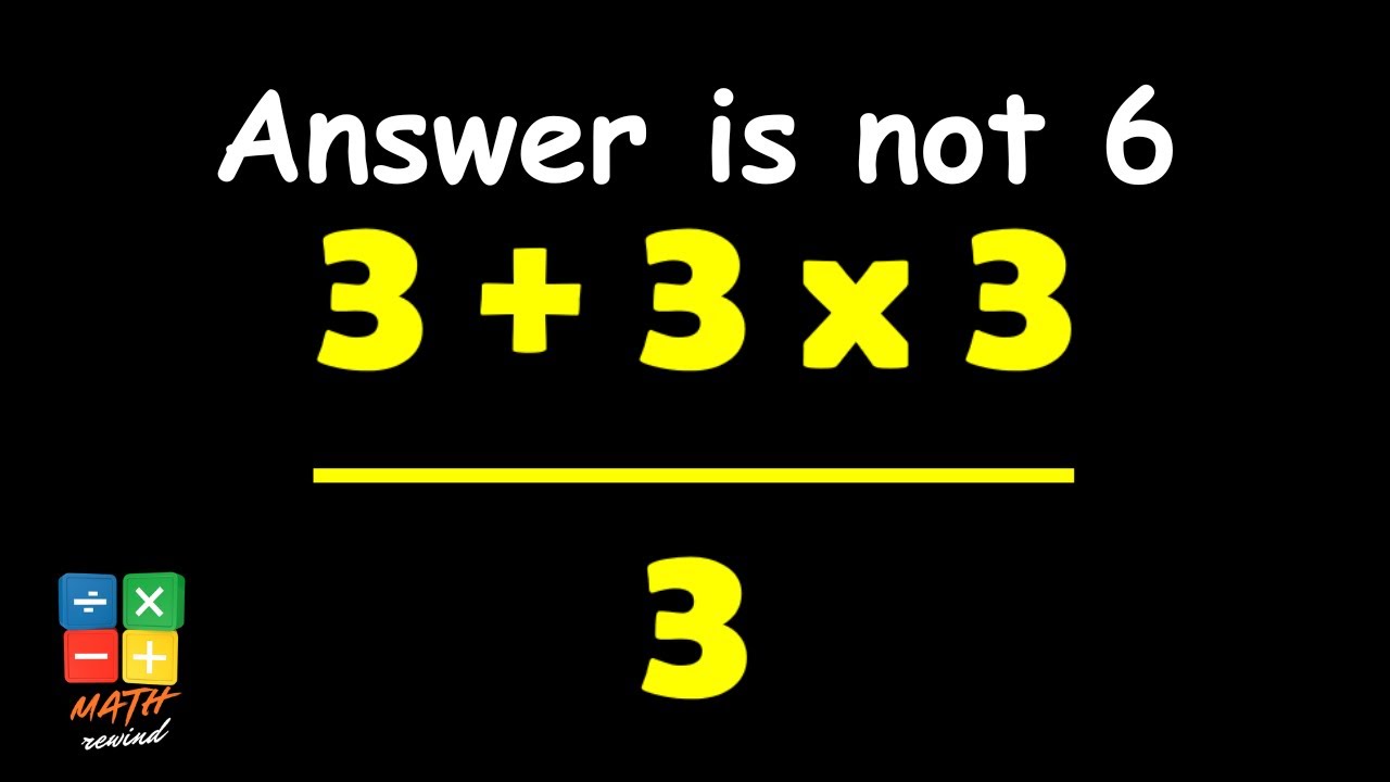 Can You Solve This Math Problem Super Fast? - YouTube