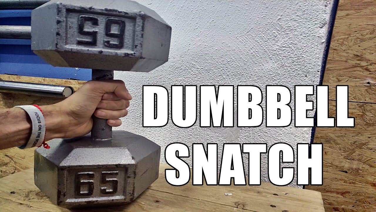 🔴 APRENDE a HACER Dumbbell SNATCH para MEJORAR en los Wod de CROSSFIT 💪 ...