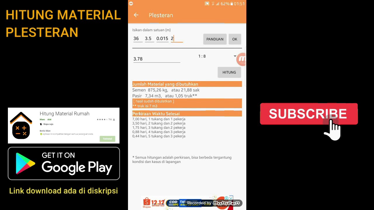 Menghitung kebutuhan bahan saat plester rumah |Hitung material ...