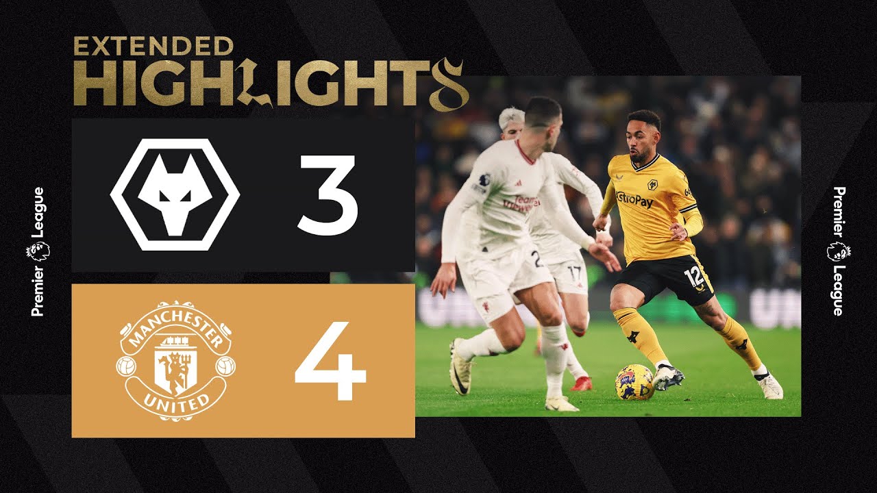 Late defeat in seven-goal thriller! Wolves 3-4 Manchester United ...