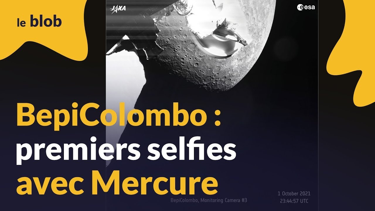 BepiColombo : premiers selfies avec Mercure | Actu de science - YouTube