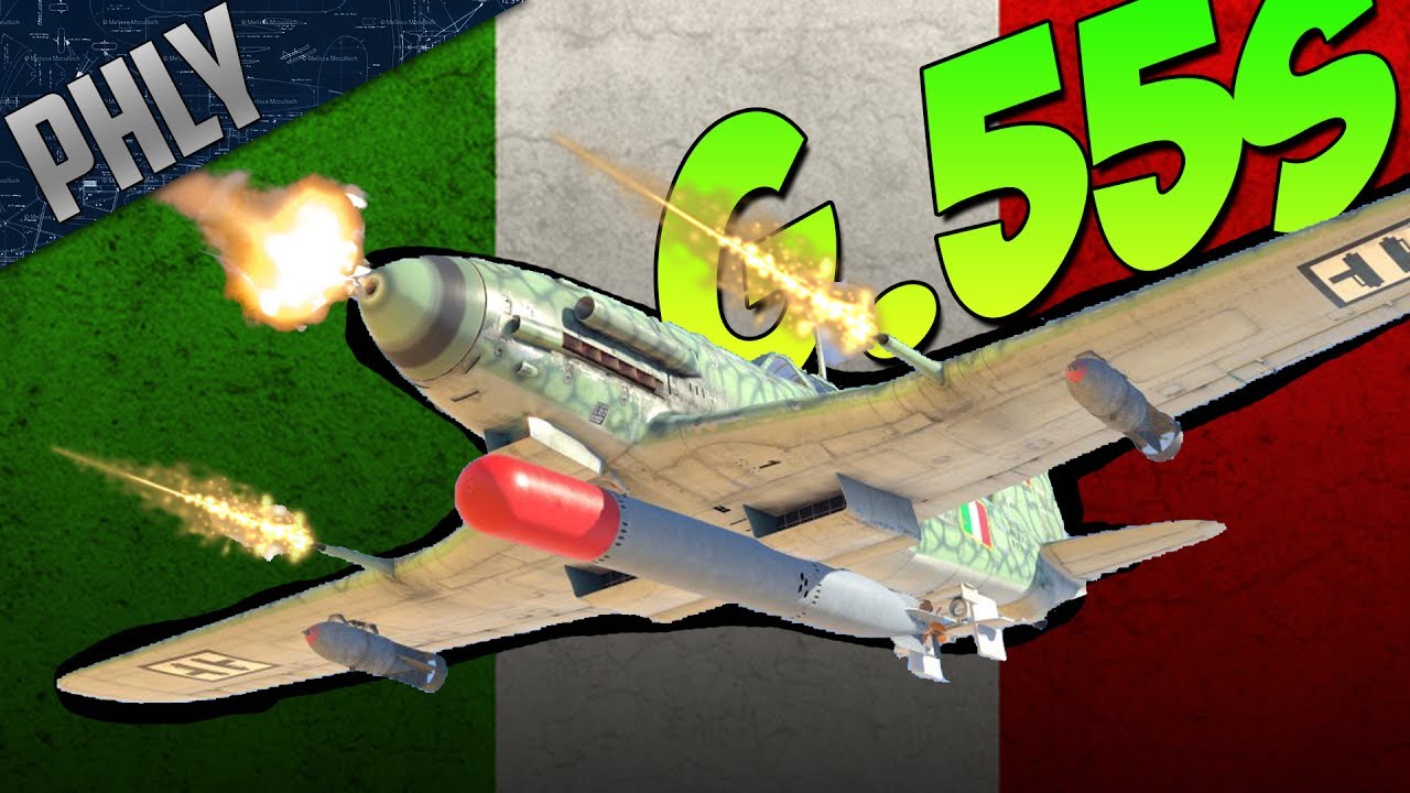 The Italian SLAYER - G.55 Centauro (War Thunder Italian Plane Gameplay ...