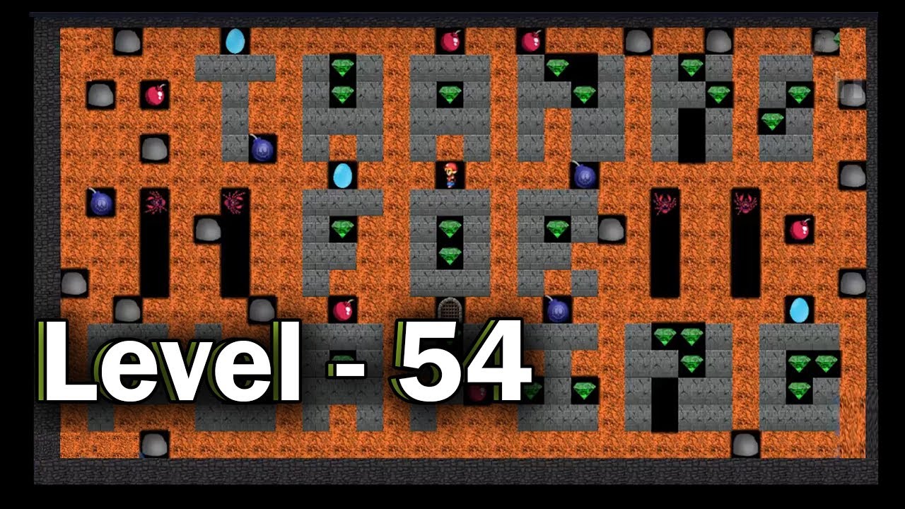 Diamond mine level 54 collected all 30 diamonds - YouTube