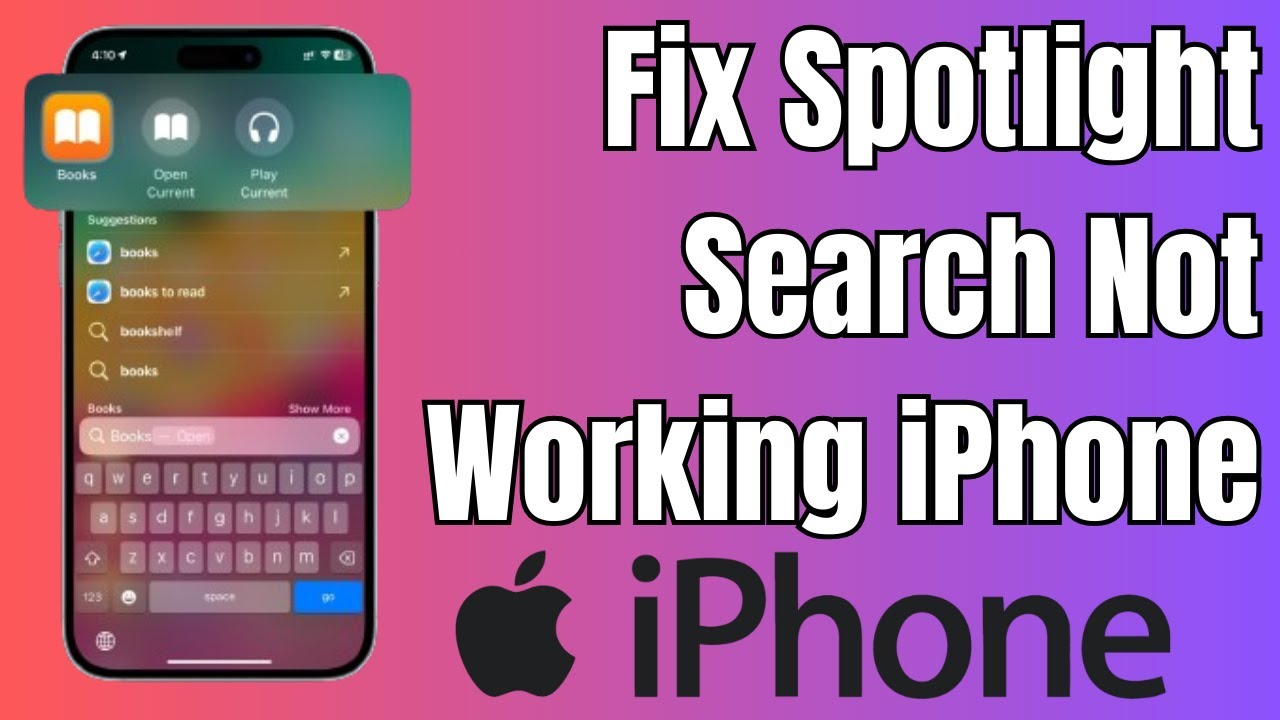 How to Fix iPhone Spotlight Search Not Working After NEW iOS Update - YouTube