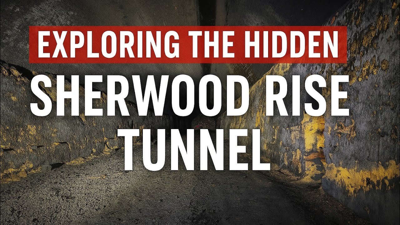 Walking the abandoned Sherwood rise railway Tunnel in Nottingham - YouTube