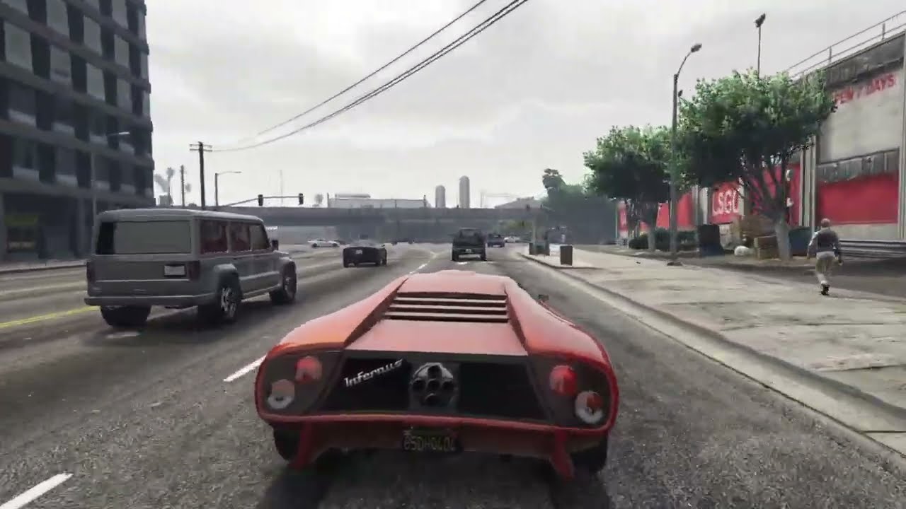 GTA 5 Street Drifting Turbo Infernus PS4 GTA Street Sweepers 25 - YouTube