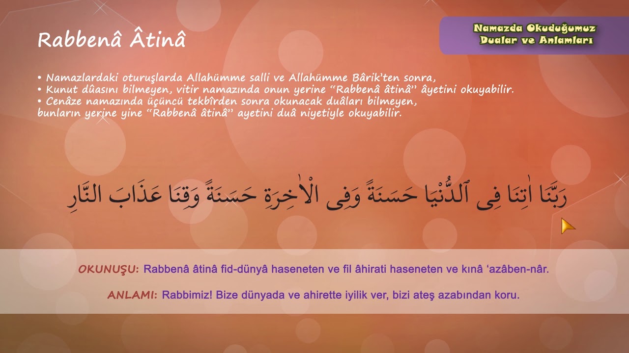 Rabbena Atina, Rabbenağfirli Duaları ve Anlamı - YouTube