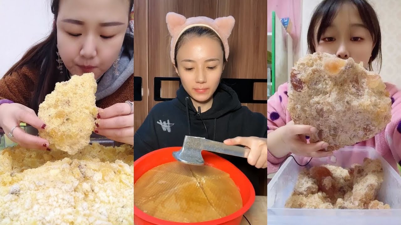 【ASMR】Buckwheat Ice Eating Crunchy Sounds Satisfying Mukbang【咀嚼音】P53 ...